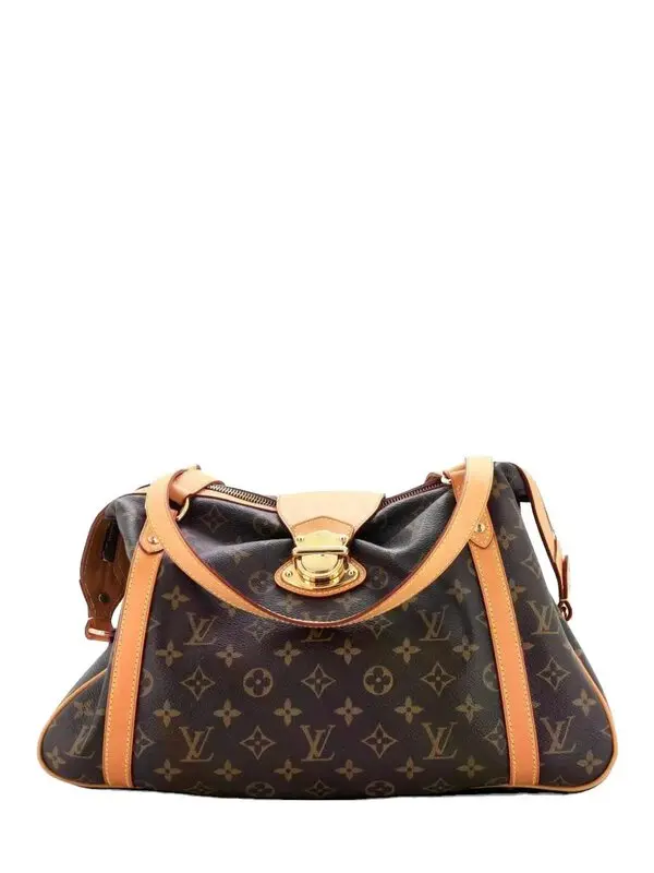 LOUIS VUITTON Stresa Handbag Monogram Canvas Pm - Brown