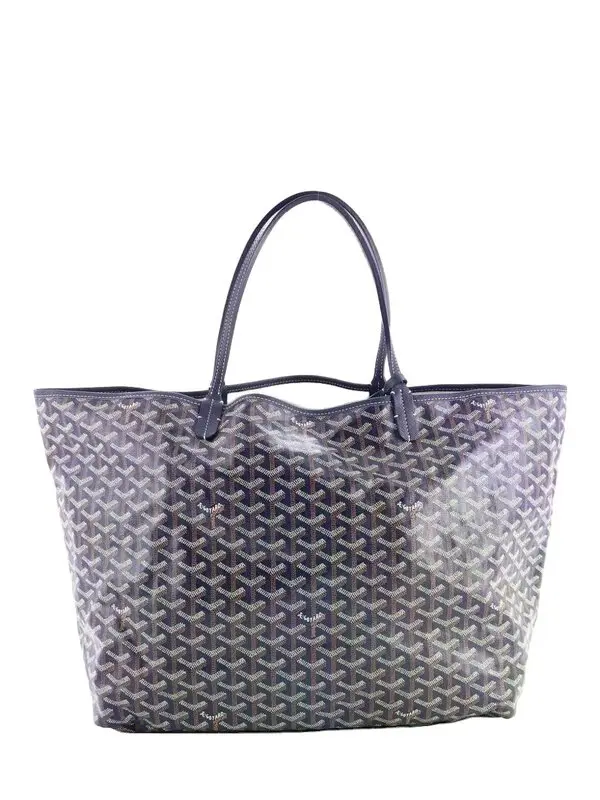 Goyard Saint Louis Coated Canvas Gm Tote Bag - Blue