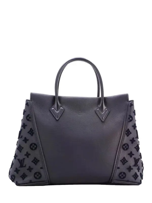 LOUIS VUITTON Monogram Tuffetage Leather Pm Tote Bag - Black