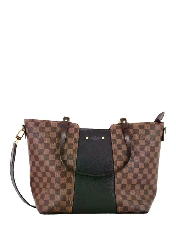 LOUIS VUITTON Jersey Damier Handbag - Brown