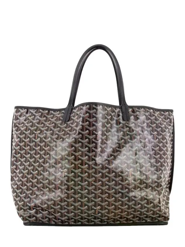 Goyard Anjou Reversible Coated Canvas Gm Tote Bag - Black