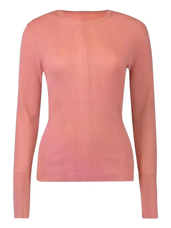Michael Kors Hutton Ribbed Top - Pink