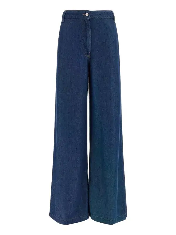 NUDE Tilda Wide-leg High-waist Jeans - Blue