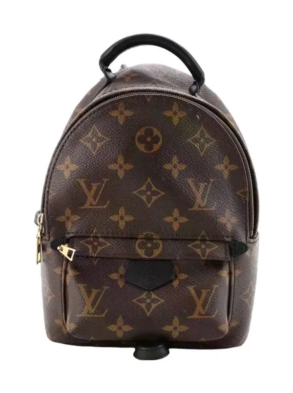 LOUIS VUITTON Palm Springs Monogram Canvas Mini Backpack - Brown