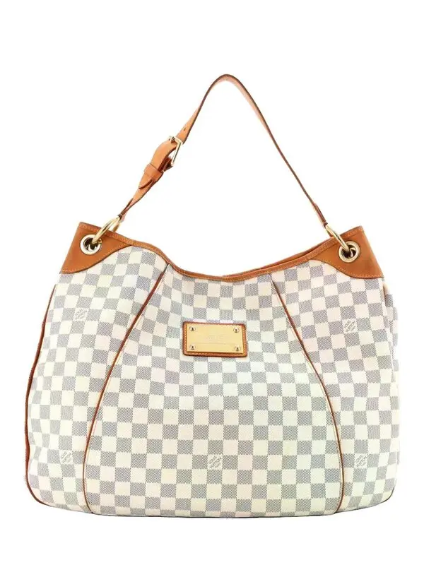 LOUIS VUITTON Galliera Handbag Damier Gm Hobo - White