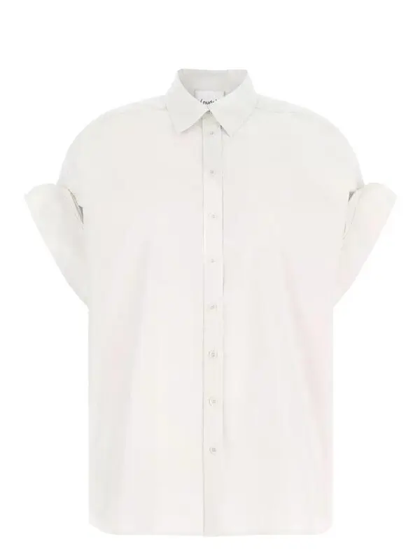 NUDE Poplin Cotton Shirt - White