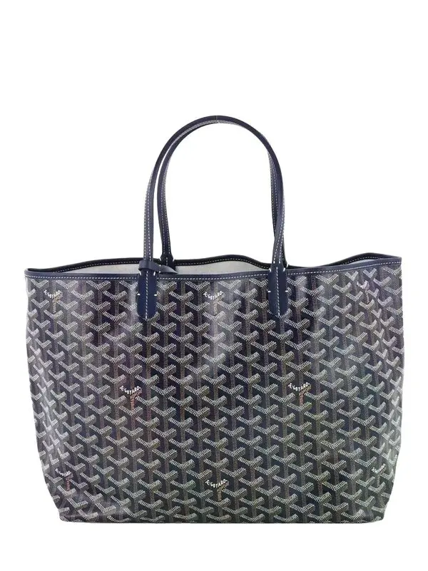Goyard Saint Louis Coated Canvas Pm Tote Bag - Blue