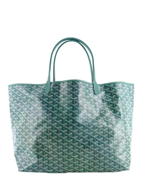 Goyard Saint Louis Coated Canvas Gm Tote Bag - Green