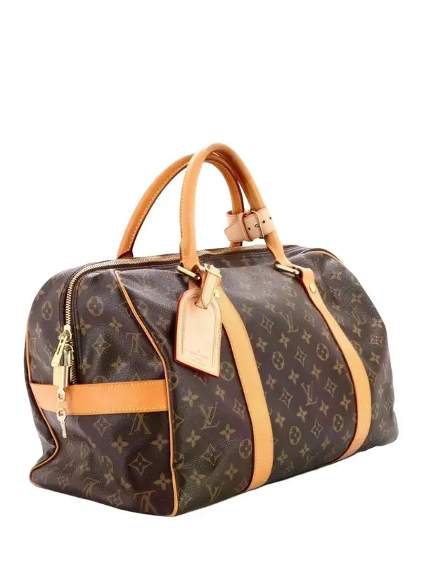 LOUIS VUITTON Carryall Handbag Monogram Canvas Satchel - Brown
