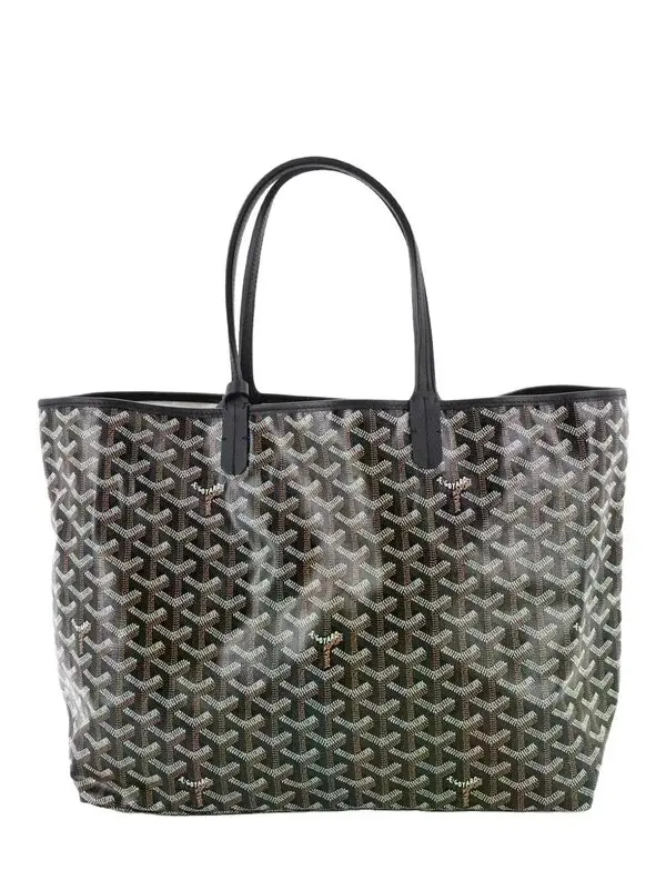 Goyard Saint Louis Coated Canvas Pm Tote Bag - Black