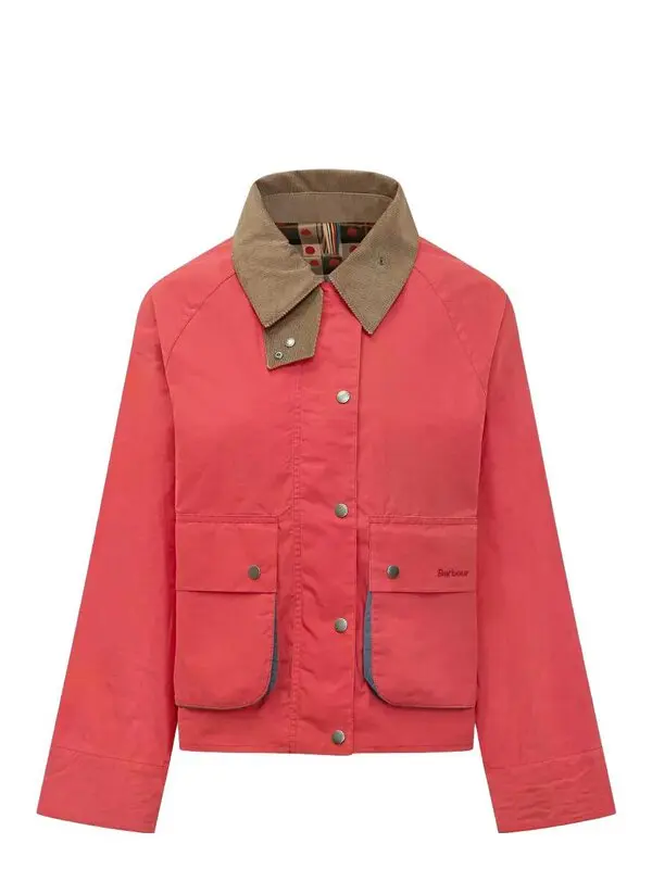 Barbour Button Spey Jacket - Red