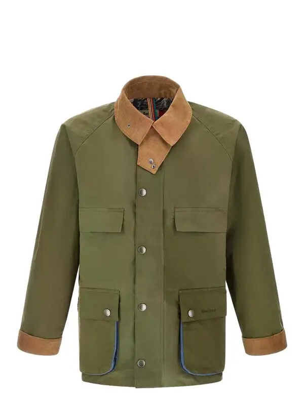 Barbour X Paul Smith Corduroy-collar Pocket Jacket - Green