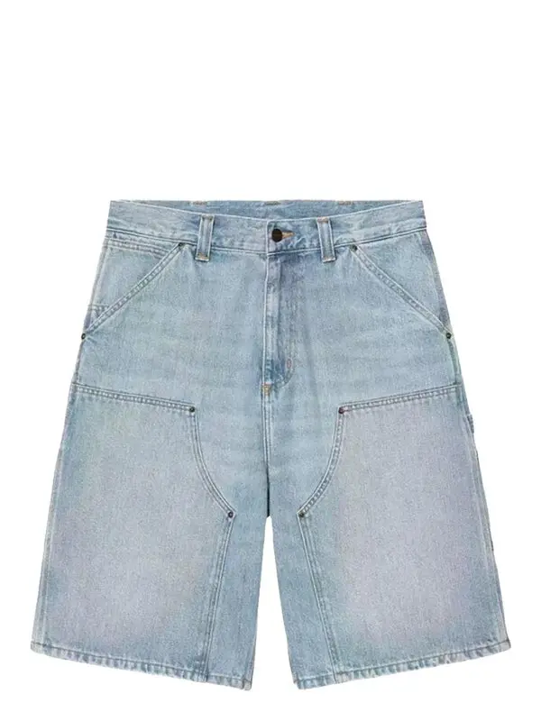 Carhartt Work In Progress Og Double Knee Denim Shorts - Blue