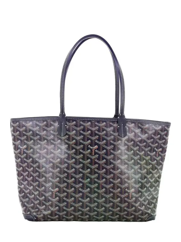 Goyard Artois Coated Canvas Pm Tote Bag - Blue