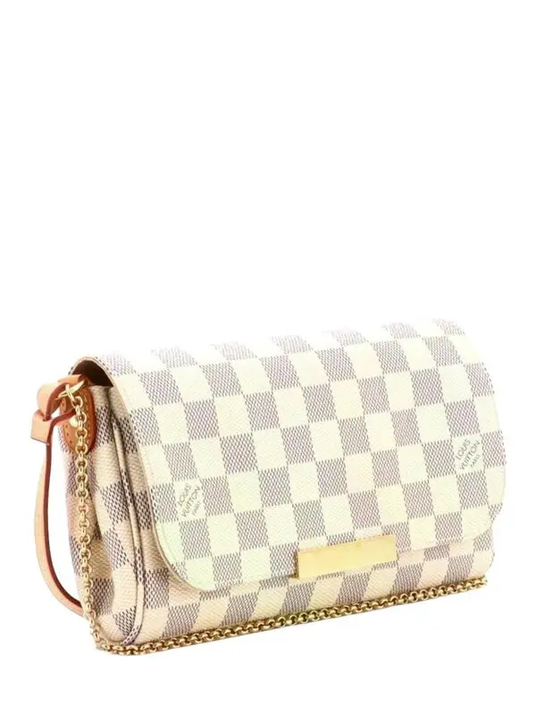 LOUIS VUITTON Favorite Handbag Damier Pm - White