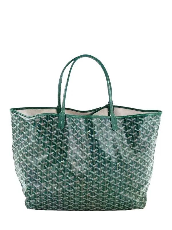 Goyard Saint Louis Coated Canvas Gm Tote Bag - Green