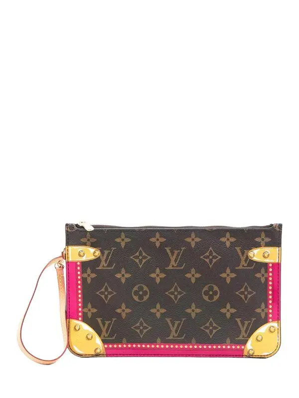 LOUIS VUITTON 2018 Monogram Summer Trunks Neverfull Pochette - Brown