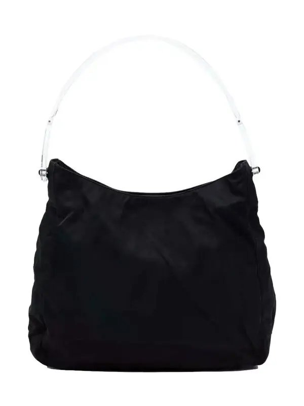 Prada 2000-2013 Tessuto Handle Shoulder Bag - Black