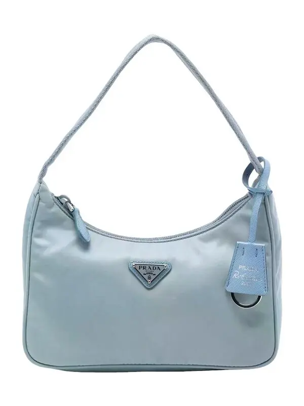 Prada Re-edition 2000 Tessuto Shoulder Bag - Blue