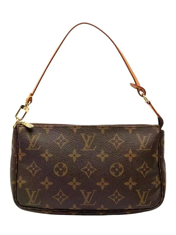 LOUIS VUITTON 2000 Monogram Pochette Accessoires - Brown