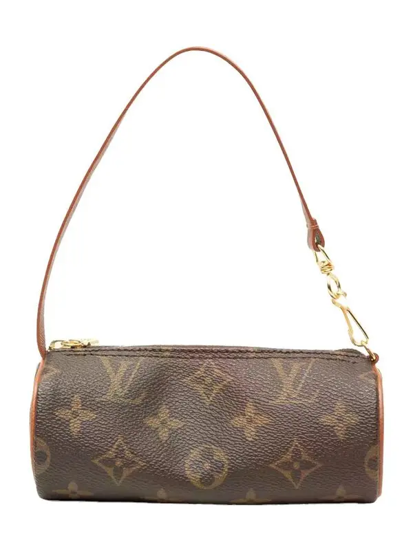 LOUIS VUITTON Monogram Papillon Pochette, 1990-2010 - Brown