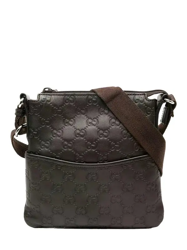 Gucci Ssima Crossbody Bag - Brown