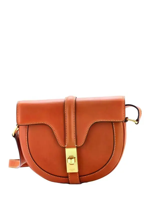 Celine Besace 16 Bag Smooth Calfskin Small Crossbody Bag - Brown