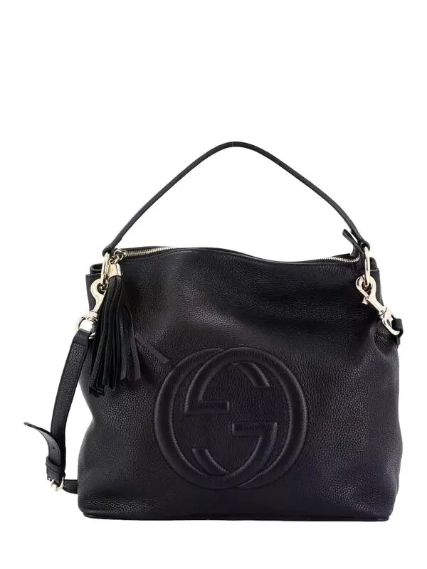 Gucci Soho Convertible Large Hobo Bag - Black