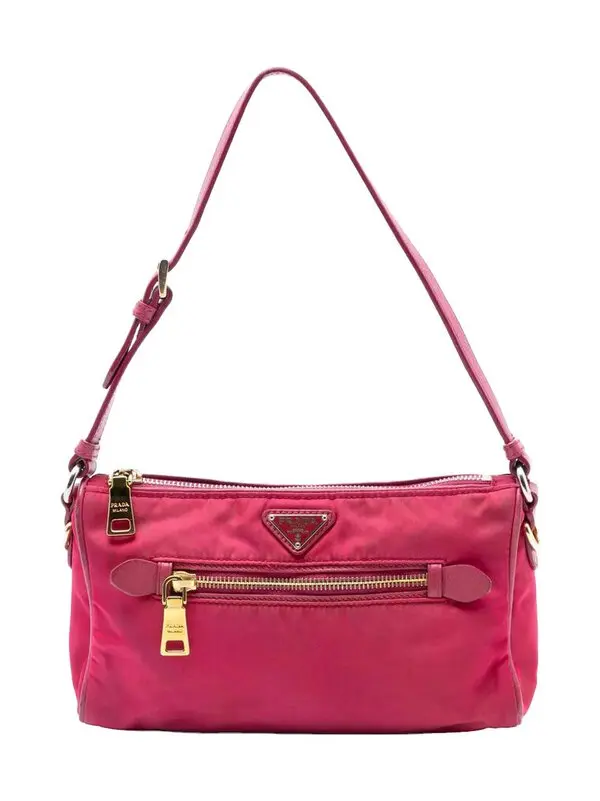 Prada Tessuto Shoulder Bag 2000-2013 - Pink