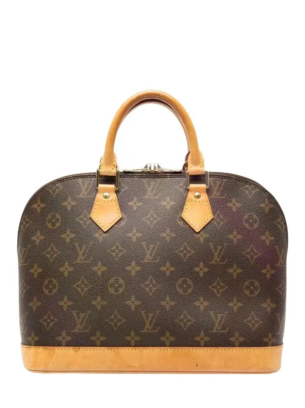 LOUIS VUITTON 2000 Monogram Alma Pm Handbag - Brown