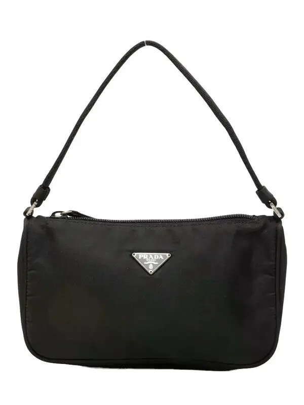 Prada 2000-2012 Tessuto Shoulder Bag - Black