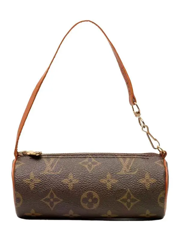 LOUIS VUITTON 1990-2010 Monogram Papillon Pochette - Brown