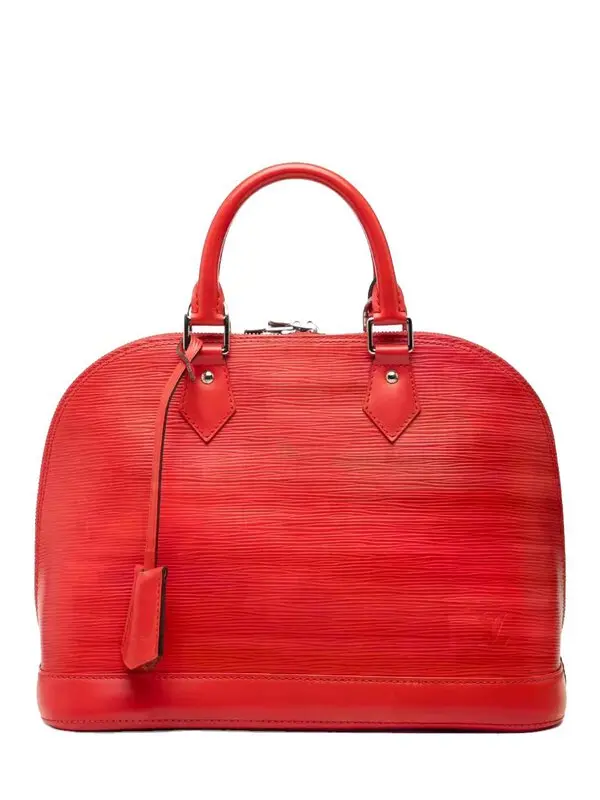 LOUIS VUITTON Epi Alma Pm Satchel - Red