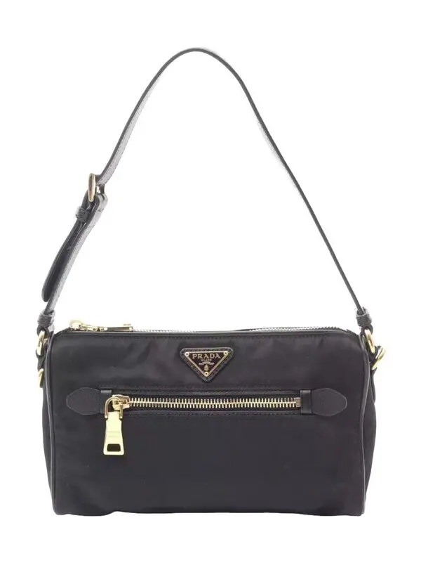 Prada 2000-2013 Tessuto Shoulder Bag - Black