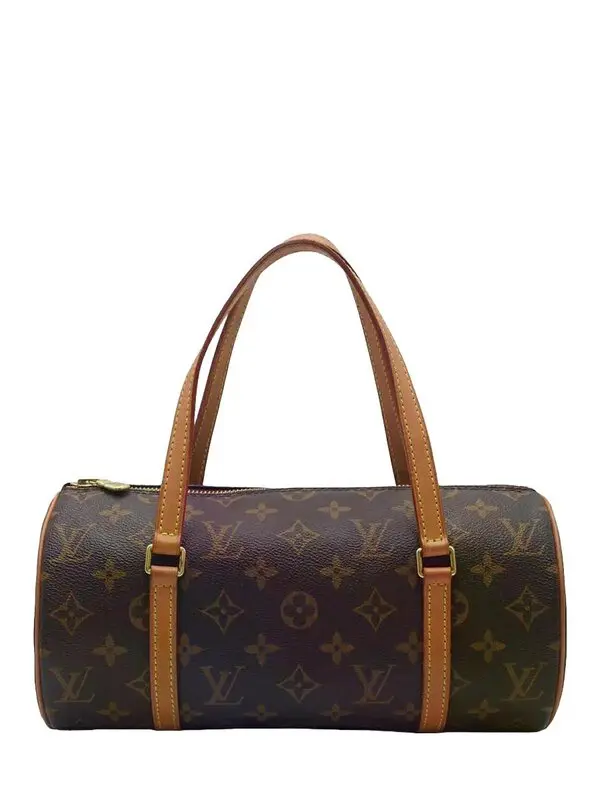 LOUIS VUITTON 2002 Monogram Papillon 26 Handbag - Brown