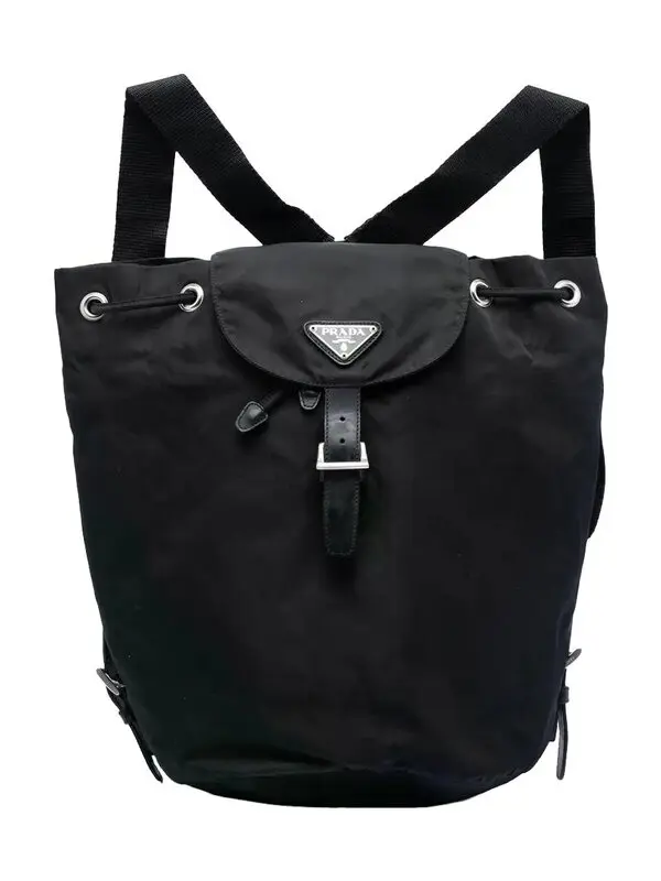 Prada 2000-2013 Tessuto Backpack - Black