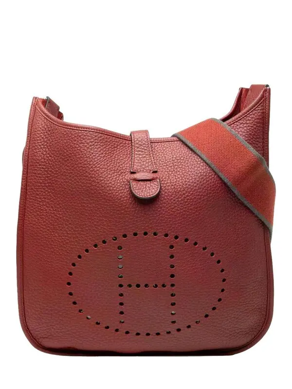 Hermès 2011 Evelyne Iii 29 Crossbody Bag - Red
