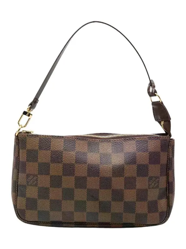 LOUIS VUITTON Damier Ebene Pochette Accessoires - Brown