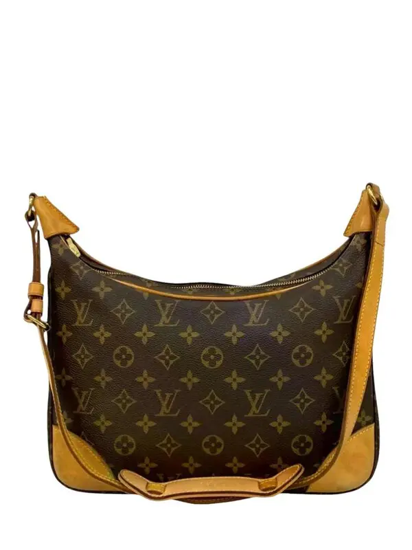 LOUIS VUITTON 2004 Monogram Boulogne 30 Shoulder Bag - Brown