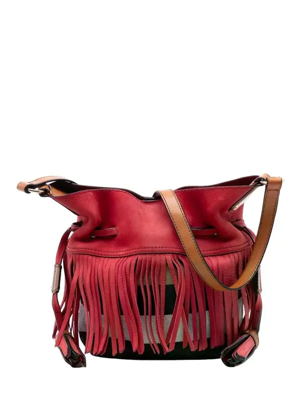 Burberry Belgrove Bucket Bag - Red