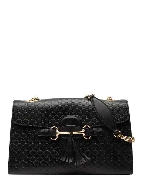Gucci Medium Emily Shoulder Bag - Black