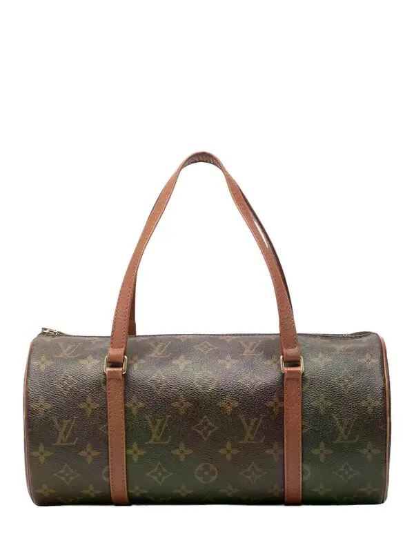 LOUIS VUITTON 1997 Monogram Papillon 30 Handbag - Brown