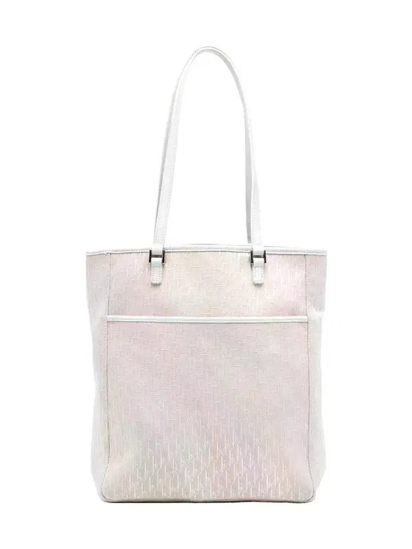 Dior 2004 Diorissimo Trotter Canvas Tote Bag - Pink