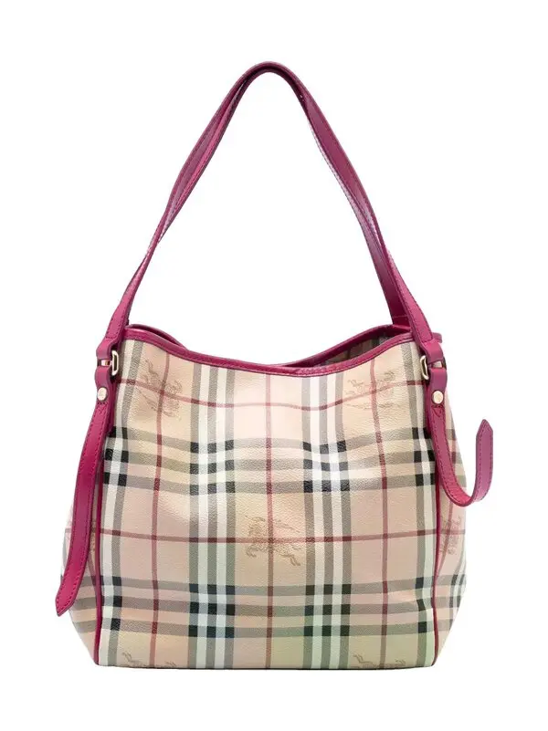 Burberry Haymarket Check Canterbury Tote - Pink