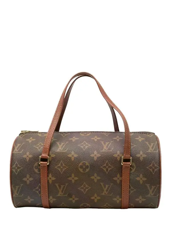 LOUIS VUITTON 2001 Monogram Papillon 26 Handbag - Brown
