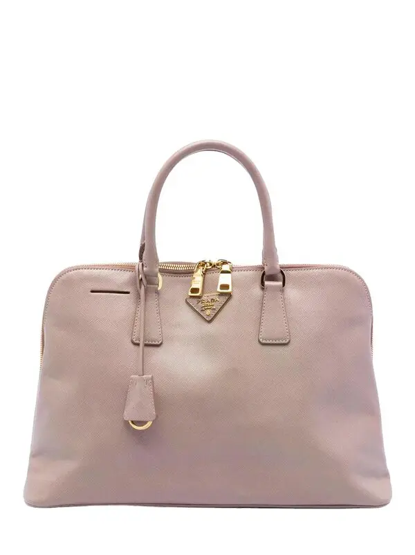 Prada Saffiano Lux Promenade Satchel - Pink