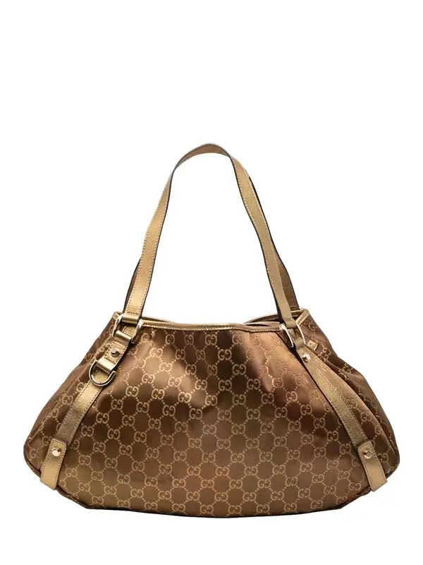 Gucci Gg Canvas Abbey D-ring Tote - Brown
