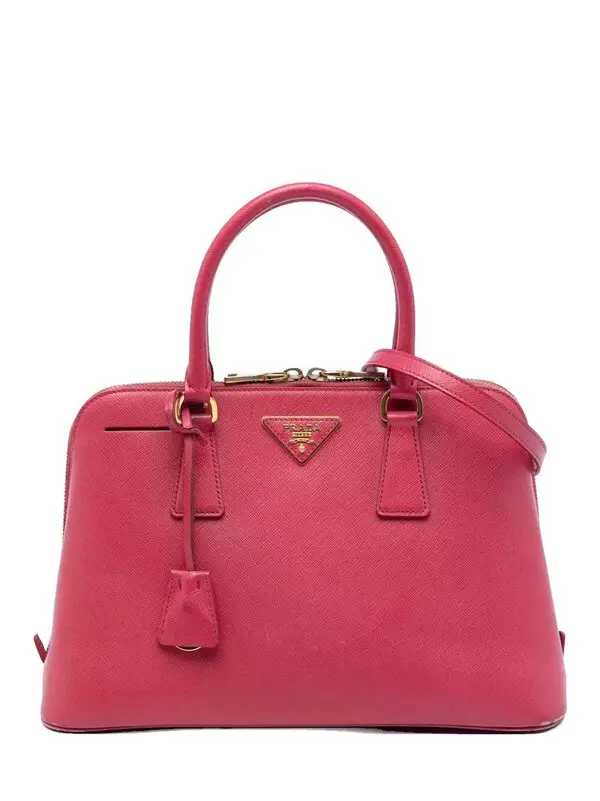 Prada Medium Saffiano Lux Promenade Satchel - Pink