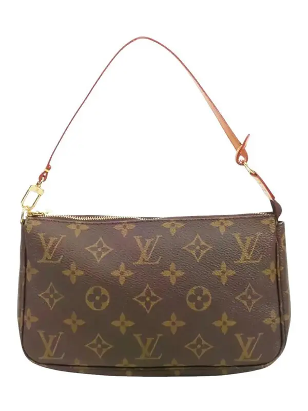 LOUIS VUITTON 2002 Monogram Pochette Accessoires - Brown