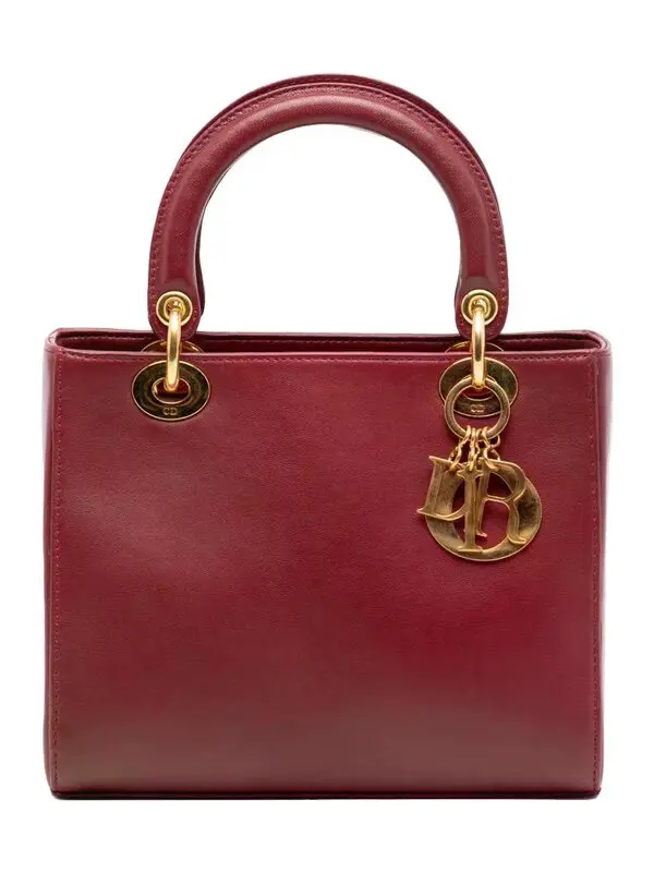 Dior 1998 Medium Lady Satchel - Red